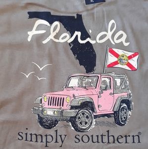 Simply Southern | Tops | Nwt Simply Southern Florida Jeep | Poshmark